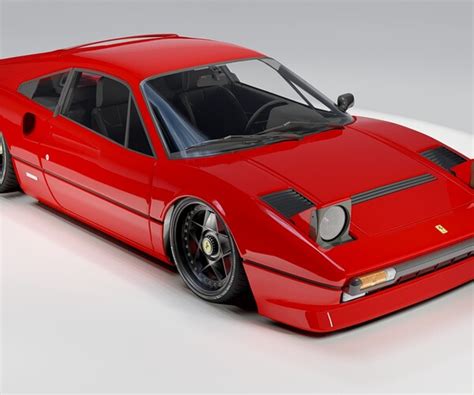 Artstation Ferrari 308 Gtb Gts Classic Italian Sports Car Resources