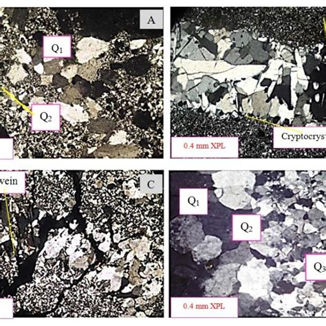 Quartz Generations A Cryptocrystalline Quartz Chalcedony That Formed