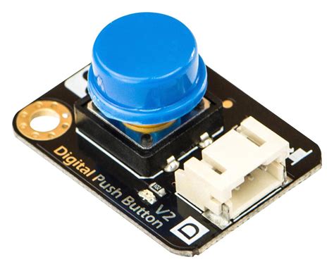 dfr0029 b dfrobot add on board push button module blue cap