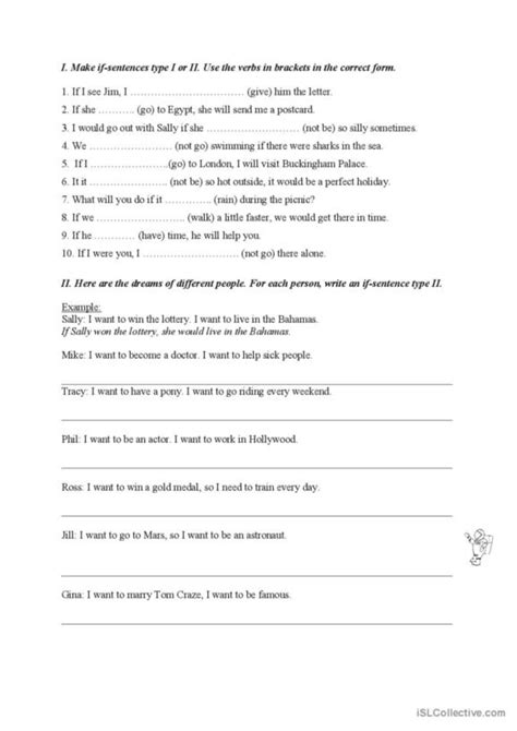 1097 Conditionals English Esl Worksheets Pdf And Doc