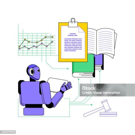 Aipowered Predictive Analytics Abstract Concept Vector Illustration
