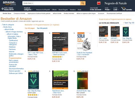 ASP.NET Core 2 and Angular 5 - best-seller on Amazon.com, uk, de, fr & it