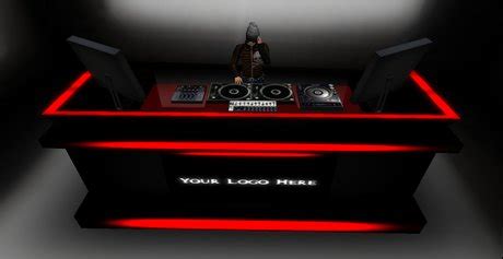 Second Life Marketplace - SiNTecH DJ Booth (Red)(box)