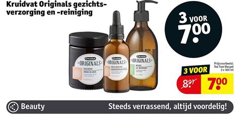 Kruidvat Originals Gezichtsverzorging En Reiniging Aanbieding Bij Kruidvat