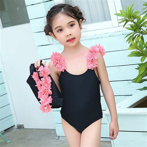 【小阿霏】兒童連身泳衣附泳帽 女童朵朵花兒肩帶一件式泳裝 女孩兩用溫泉泳裝sw39 Yahoo奇摩拍賣