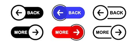 Premium Vector Previous And Next Navigation Buttons Prev Next Web