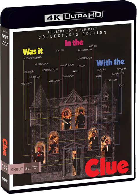 Clue Collectors Edition Uk Michael Mckean Tim Curry Martin Mull Lee Ving