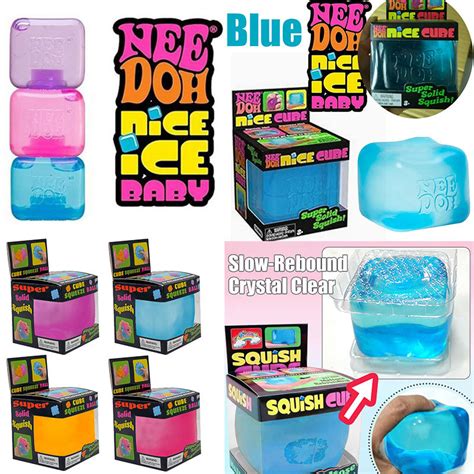 Needoh Nice Cube Squishy Toys Standard Premium Model Schylling Slime