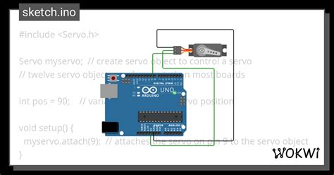 Servo Capteur Copy Copy Wokwi ESP STM Arduino Simulator
