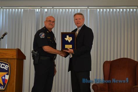 Rockwall Police Chief Moeller Honored With Awards At Retirement