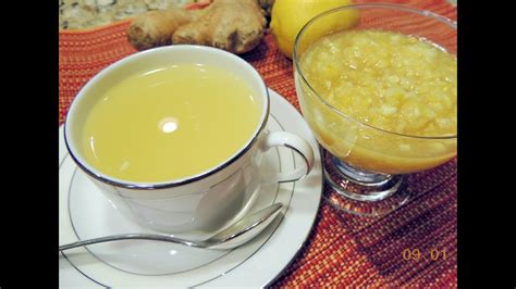 Напиток с ИМБИРЕМ МЕДОМ И ЛИМОНОМ от простуды для укрепления иммунитета и для худеющих