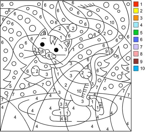 Coloriages Couleur Par Numéro 100 Coloriages Sur Wonder