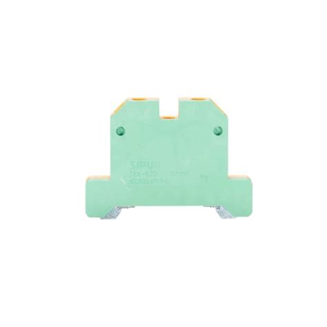 Sak Pe 6mm Earthed Ground Screw Terminal Block Rail Mounted China Ground Terminal And Weidmuller