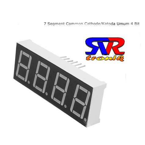 Jual Seven Segment Common Cathode 7 Segment Common Katoda 4 Bit Digital Shopee Indonesia