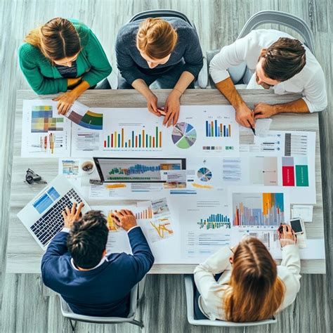 A Visual Of A Data Analysis Team Using Collaborative Tools And Software