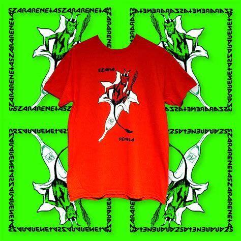 Cheeky Devil T Shirt Szara Reneta
