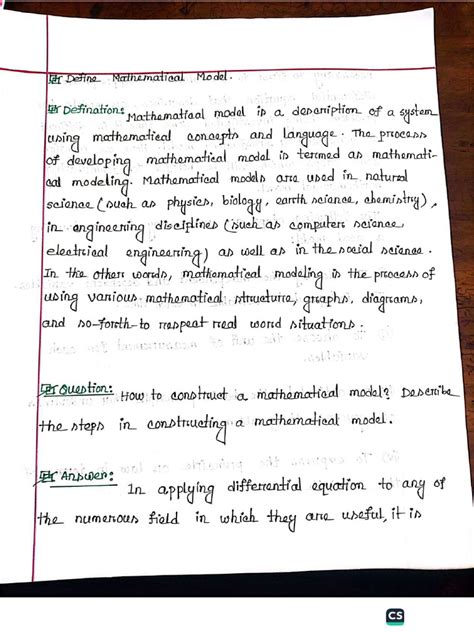 Chapter 1 Mathematical Modeling Pdf