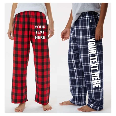 Youth Flannel Pants Custom Youth Lounge Pants Personalized