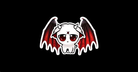 Demon Kitty Demon Sticker Teepublic