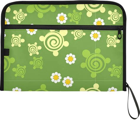 Ornament Turtle Expanding File Folder For Documents A4 Letter Size Accordion File Organizer With