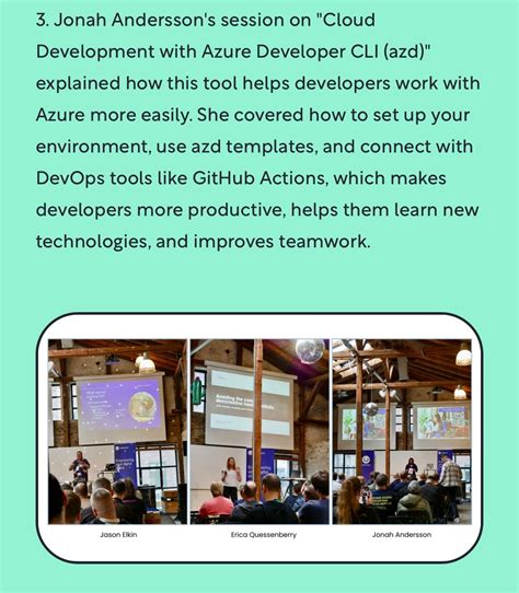 Jonah Andersson On Linkedin Codegarden Azd Cloudcomputing