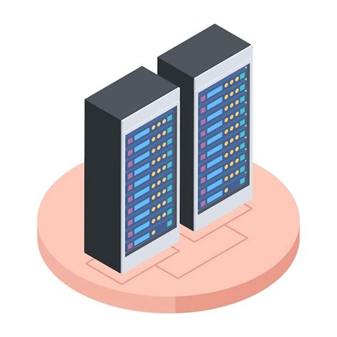 Premium Vector Set Of Database Management Isometric Icons