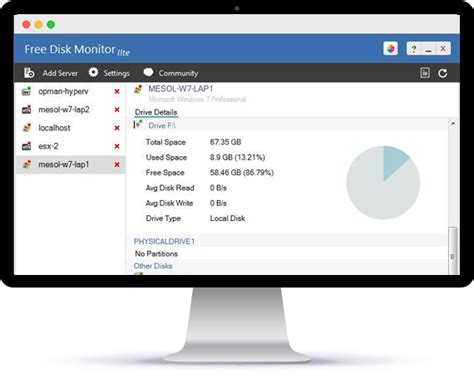 Disk Monitor Lite Free Download Disk Space Utilization Monitor