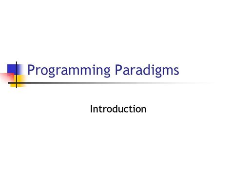 Programming Languages And Paradigmsword文档在线阅读与下载无忧文档