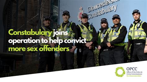 Constabulary Joins Operation To Help Convict More Sex Offenders