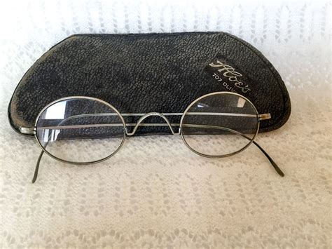 Vintage Spectacles Round Wire Framed Glasses Vintage Glasses Round