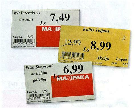 Neveiksmīgas Cenu Zīmes Spoki