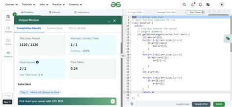 Krishna Malviya On Linkedin Geeksforgeeks Codingchallenge Dsa Learningjourney