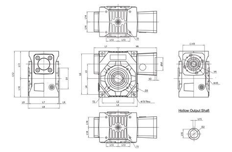 Ejl 055 Frame Size Technical Data And Available Options Nidec Drive