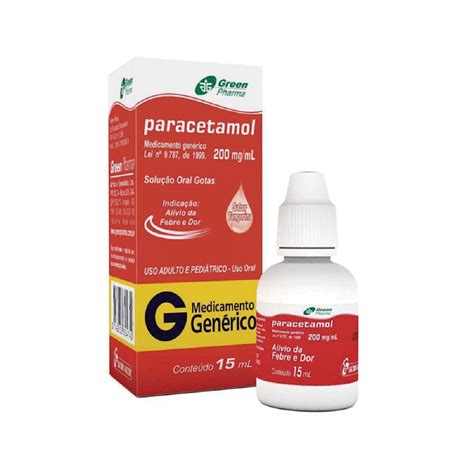 Paracetamol Gts 200 Mgml 15 Ml Greenpha Paracetamol Gotas 200mgml