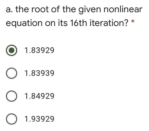 solved 7 using secant method solve a root of an equation y
