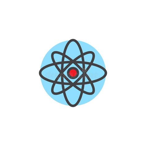 Atom Molecule Biology Science Structure Icon Stock Vector