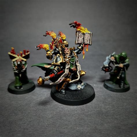Recently Finished Up This Dark Apostle With Acolytes Rchaos40k