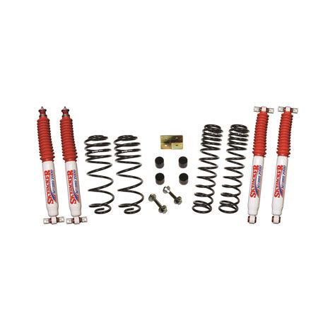 Skyjacker 25in Dual Rate Long Travel Lift Kit For 97 06 Jeep Wrangler