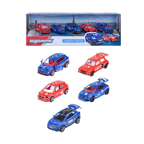 Pack Regalo 5 Coches Toque Francés Majorette Aliss