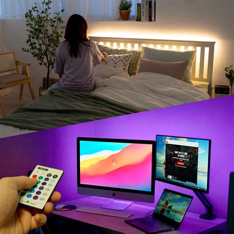 이즈휴 이즈휴 리모컨 Led 간접조명 붙이는 간접등 침대 커튼박스조명 무드등 위시버킷