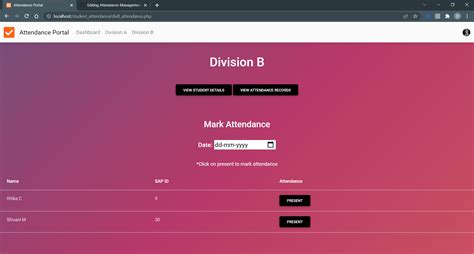 GitHub Divya Chhoriya Attendance Management System