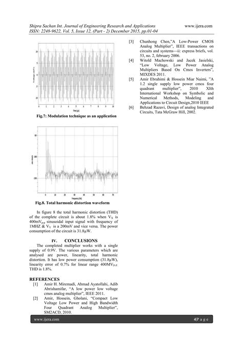 Low Power Cmos Analog Multiplier Pdf