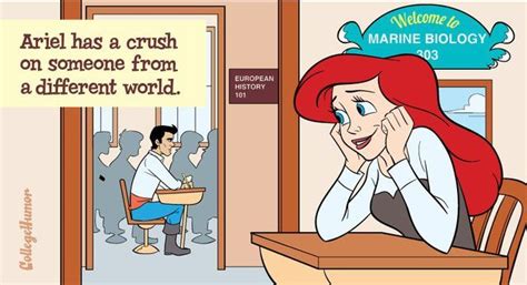 Disney Princesses Face Typical College Student Problems In Funny