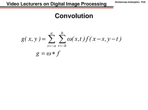 SOLUTION Spatial Correlation And Convolution Studypool