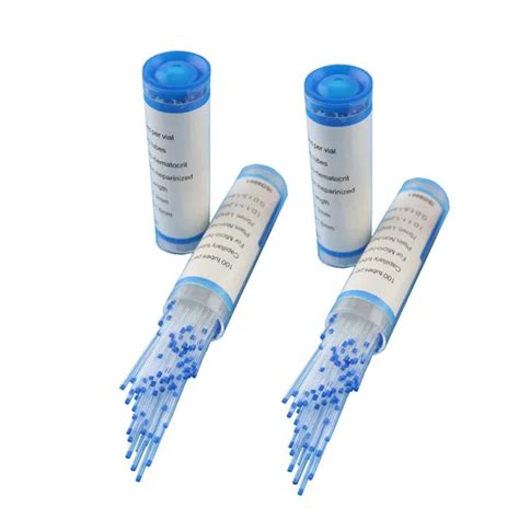 Heparinized Red Micro Heamatocrit Glass Capillary Tubes For Clinical