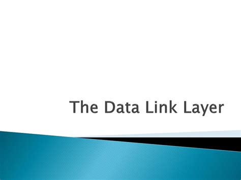 Ppt Data Link Layer Services Framing Error Detection And