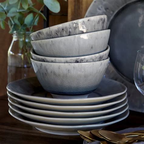 Costa Nova Madeira Grey Soupcereal Bowl D55 H275 15 Oz