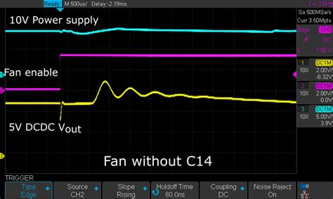 LMR33620 Encountering An Oscillation And The LMR33620 Cannot Provide A Stable 5V Output Power