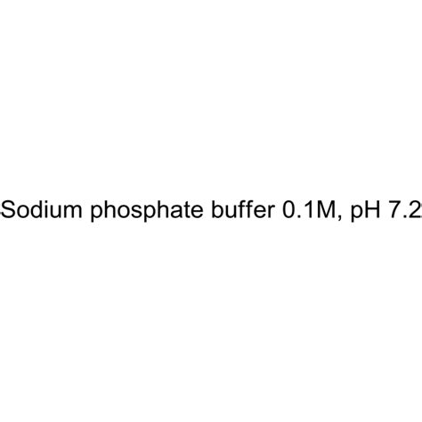 Sodium Phosphate Buffer 01m Ph 72 Sodium Phosphate Buffer