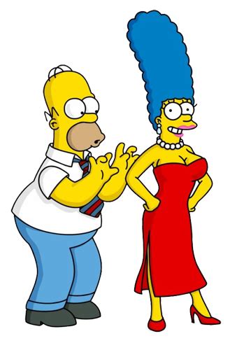 Homer Y Marge Simpson